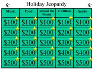 PPT – Christmas Jeopardy PowerPoint presentation | free to view - id ...