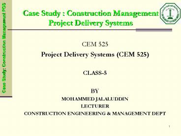BUILD OPERATE TRANSFER presentation | free to view