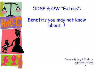 ODSP presentation | free to view