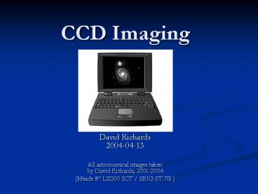 PPT – CCD Imaging PowerPoint presentation | free to view - id: 45bbd-YzRjN
