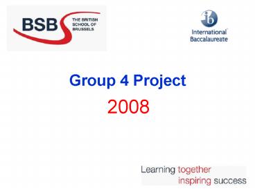 Group 4 Project presentation | free to view