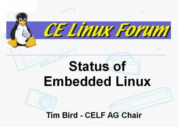 Status of Embedded Linux presentation | free to download