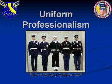 PPT – Uniform Professionalism PowerPoint presentation | free to view ...