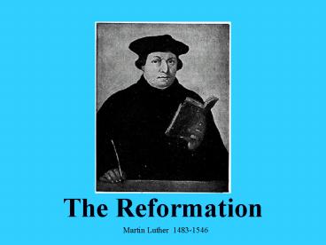 The Reformation presentation | free to view