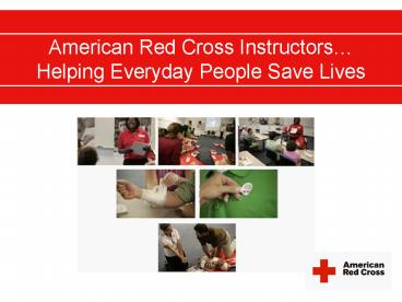 American Red Cross Instructors presentation | free to view