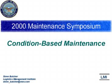 CBM presentation | free to view