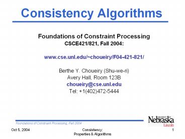 Consistency: presentation | free to download