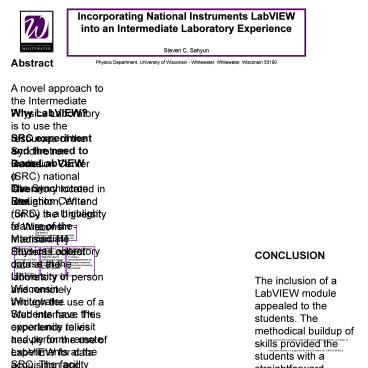 Incorporating National Instruments LabVIEW into an Intermediate ...