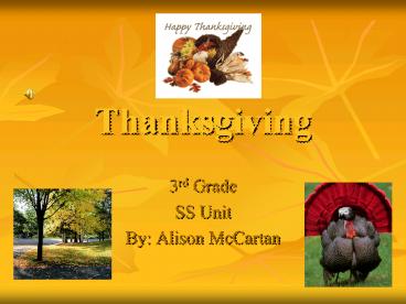 Thanksgiving presentation | free to view