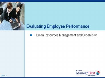 Evaluating Employee Performance presentation | free to view
