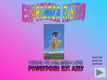 Esperanza Rising presentation | free to view