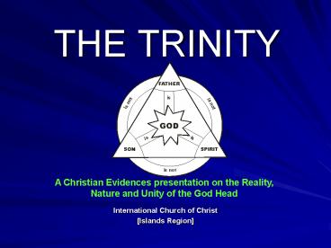 THE TRINITY presentation | free to view