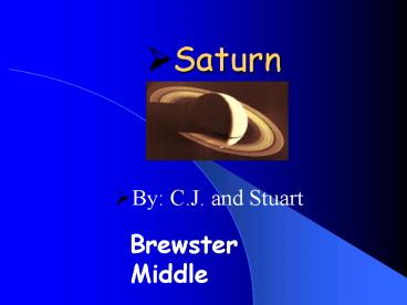 PPT – Saturn PowerPoint presentation | free to view - id: 536f4-YzhkO