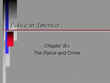 PPT – Police in America PowerPoint presentation | free to download - id ...