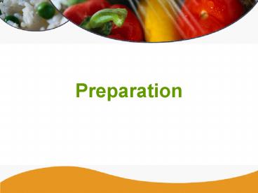 Preparation presentation | free to download