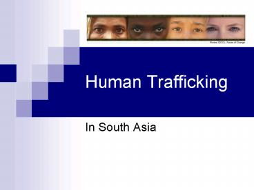 Human Trafficking presentation | free to view