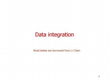 Data integration presentation | free to download