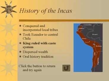 History of the Incas presentation | free to download