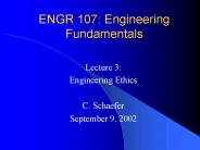 PPT – ENGR 107: Engineering Fundamentals PowerPoint presentation | free to view - id: 233d-N2IyN