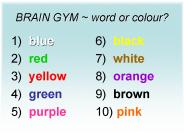 PPT – Brain Gym PowerPoint presentation | free to view - id: 3dc33-MWExY