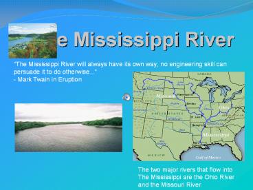 PPT – The Mississippi River PowerPoint presentation | free to view - id ...