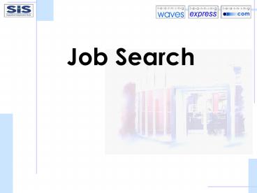 Job Search presentation | free to view