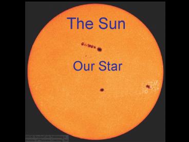 The Sun presentation | free to view