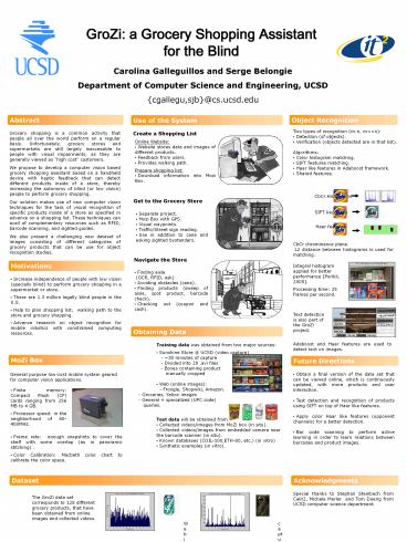 Carolina Galleguillos and Serge Belongie presentation | free to download