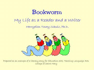 Bookworm presentation | free to view