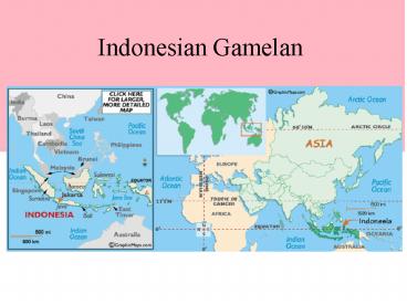 PPT – Indonesian Gamelan PowerPoint presentation | free to view - id ...