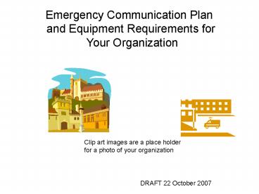 PPT – Emergency Communication Plan PowerPoint presentation | free to ...
