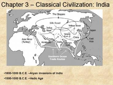 Chapter 3 Classical Civilization: India presentation | free to view