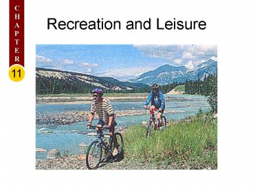 Recreation and Leisure presentation | free to view