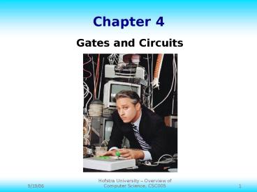 PPT – Gates and Circuits PowerPoint presentation | free to view - id ...