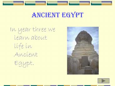 Ancient Egypt presentation | free to view