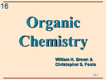 PPT – Organic Chemistry PowerPoint presentation | free to view - id ...