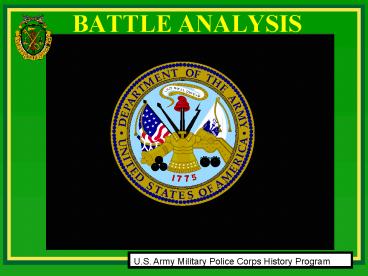 BATTLE ANALYSIS presentation | free to view