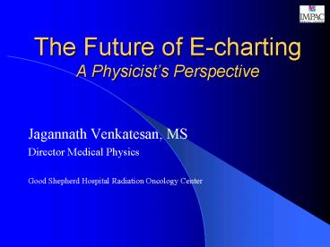 The Future of Echarting A Physicists Perspective presentation | free to ...