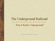 PPT – HARRIET TUBMAN Conductor of the Underground Railroad PowerPoint ...