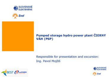 Pumped storage hydro power plant CIERNY VH PSP presentation | free to view