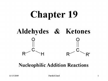 PPT – Aldehydes PowerPoint presentation | free to view - id: 6f44a-ZDc1Z