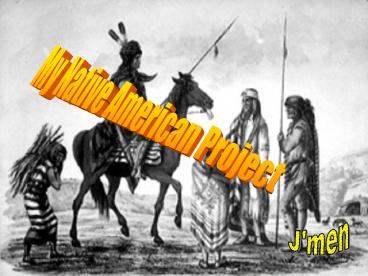 PPT – My Native American Project PowerPoint presentation | free to view ...