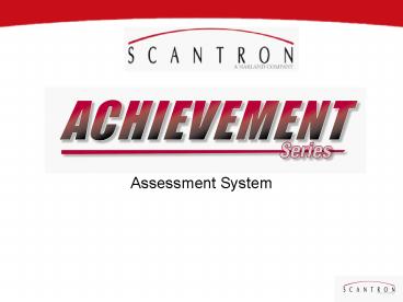 PPT – Assessment System PowerPoint presentation | free to view - id ...