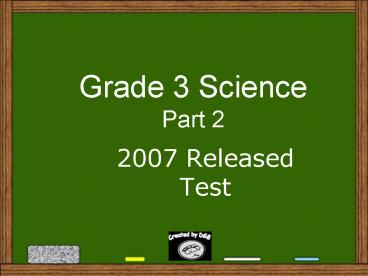 Grade 3 Science Part 2 presentation | free to view