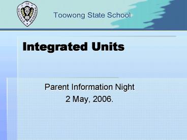 PPT – Integrated Units PowerPoint presentation | free to view - id ...