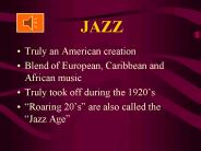 PPT – JAZZ PowerPoint presentation | free to view - id: 13d26-YzY5N