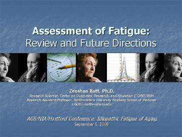 Assessment of Fatigue: Review and Future Directions presentation | free ...
