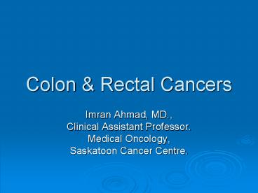 Colon presentation | free to view