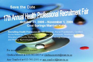 PPT – Save the Date PowerPoint presentation | free to view - id: 7b150 ...