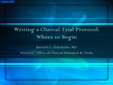 Writing a Clinical Trial Protocol: Where to Begin presentation | free ...